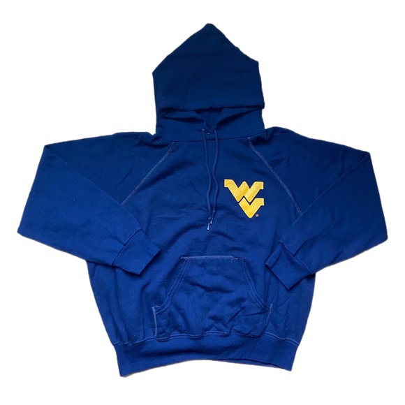 Shirts | Vintage 8s West Virginia University Wvu Hoodie Sweatshirt Xl ...